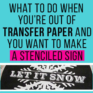 Using Con-Tact Paper In Place Of Transfer Tape– Craft Your Happy Shop